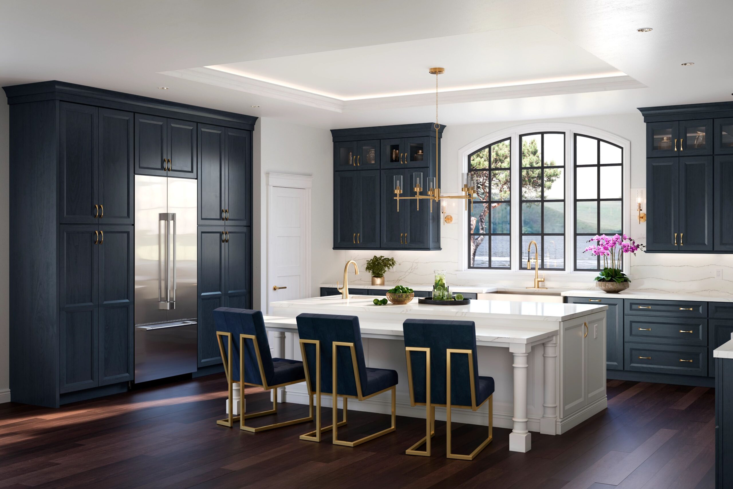 Jewel Tone Luxe - Elegant Cabinetry with Bold Finishes