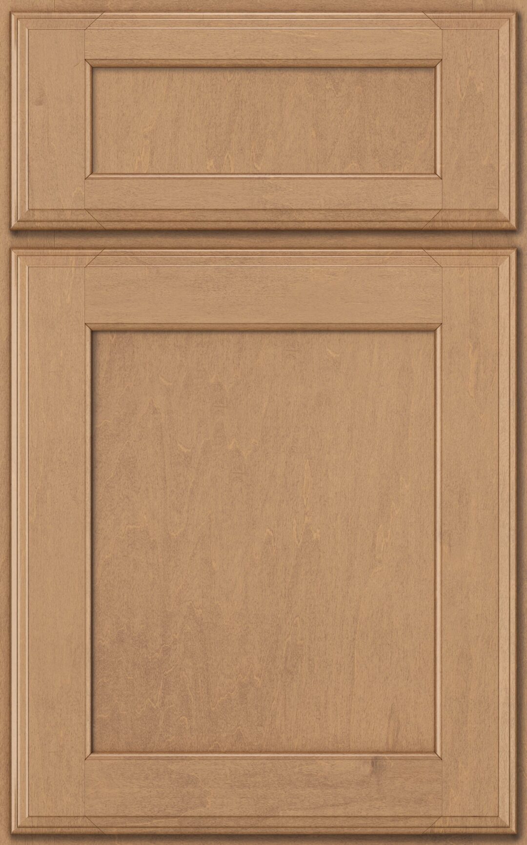 Brookhill Flat Panel in White Icing on Maple - Medallion Cabinetry