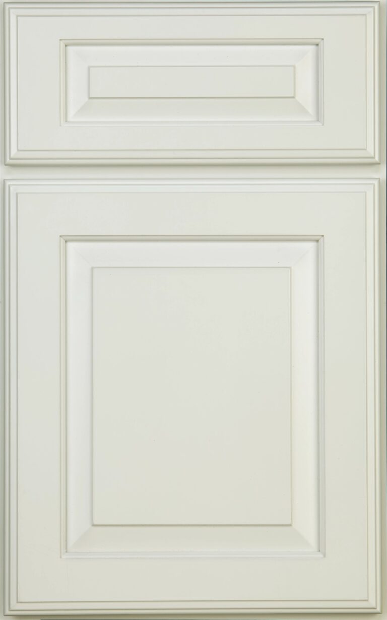 Brookhill Raised Panel in Claret on Paint Grade - Medallion Cabinetry