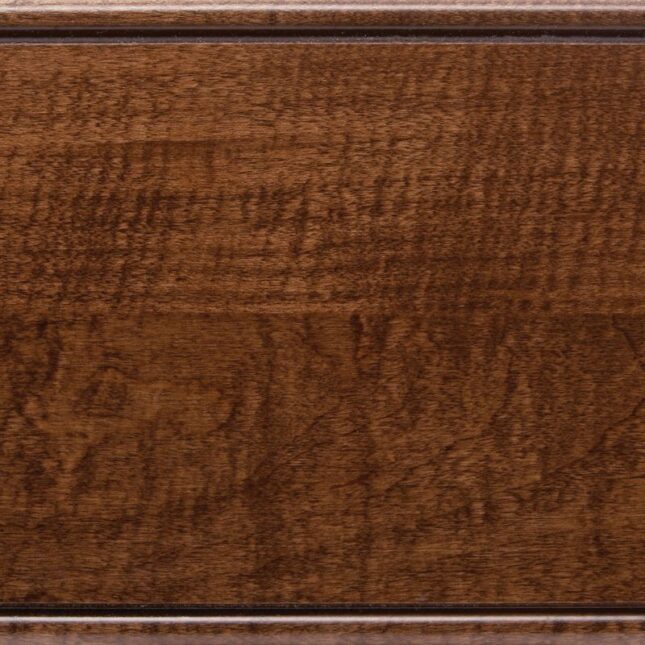 Rich Ginger Snap with Ebony Glaze | Medallion Cabinetry